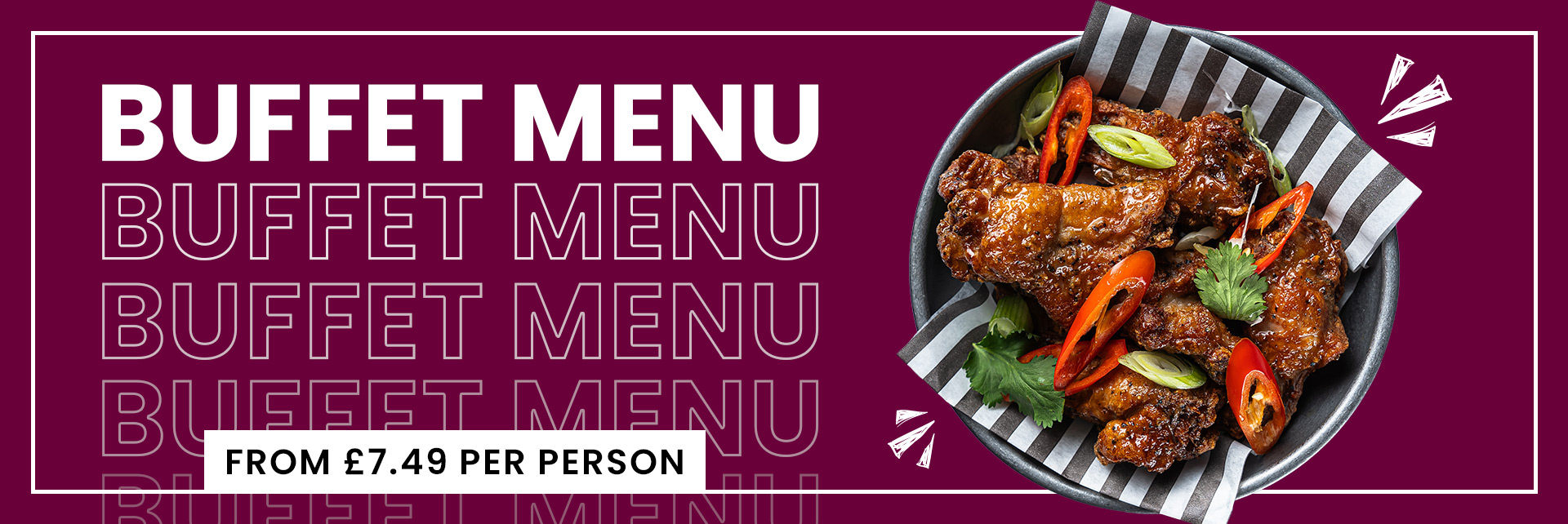 Buffet in Wellingborough from £7.49 | Priory