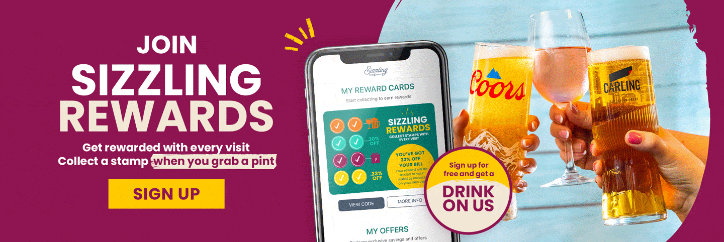 Sizzling Pubs | Great value flavourful food